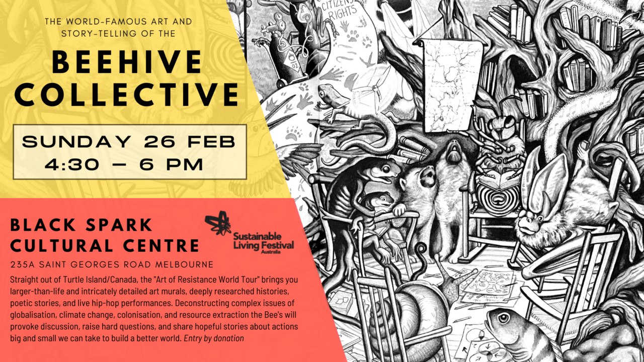 The world-famous art and storytelling of The Beehive Collective