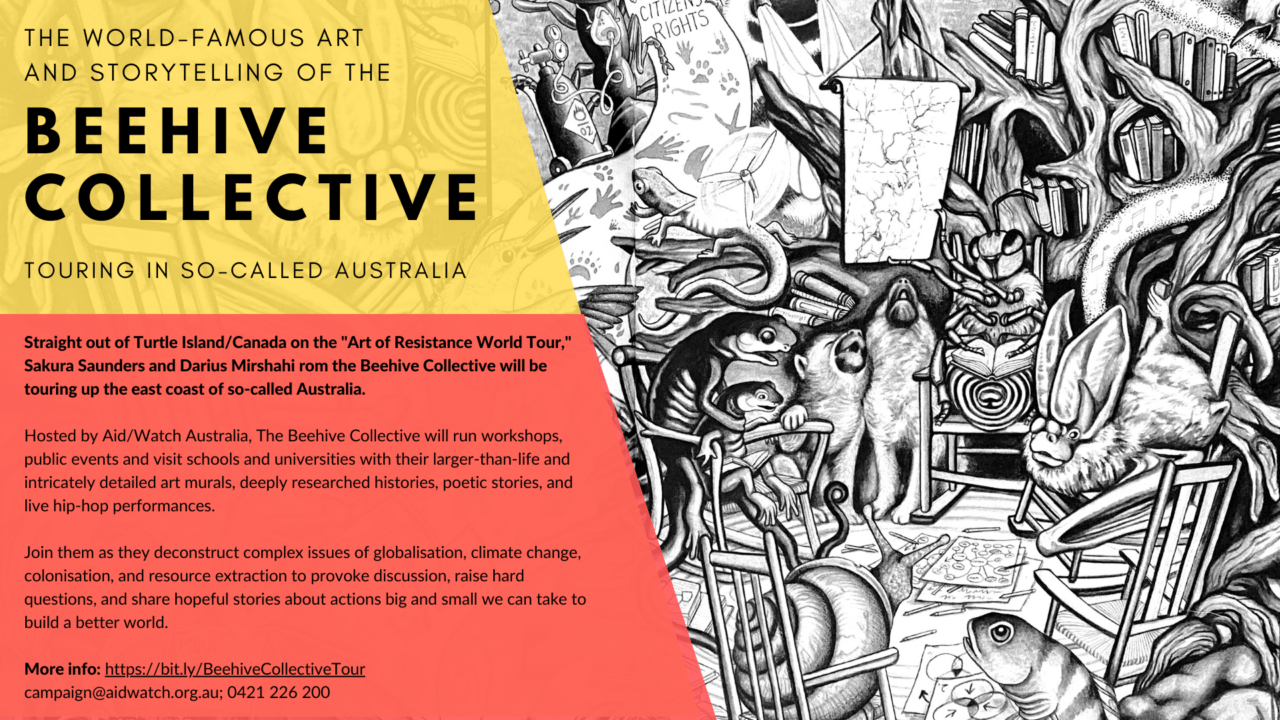 The world-famous art and storytelling of The Beehive Collective
